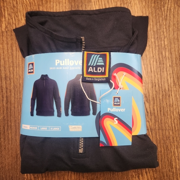 Aldi | Tops | Aldi Gear Navy Pullover | Poshmark